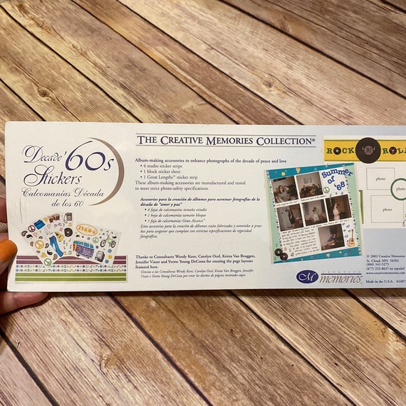 Creative Memories | Office | Creative Memories Decade Stickers 6s ...